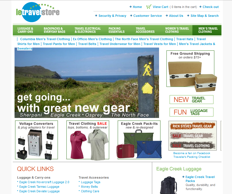 Web Design And Development Spotlight: Le Travel Store